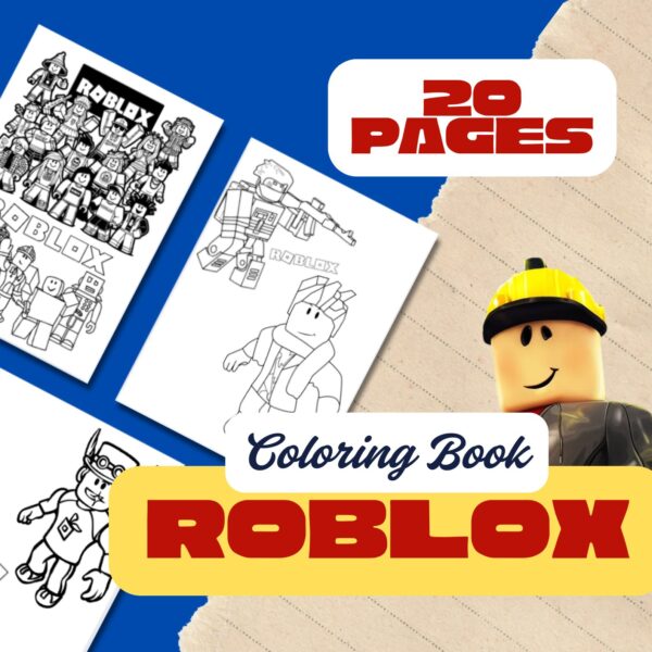 Roblox Coloring Pages | 20 Downloadable Printable PDF Pages